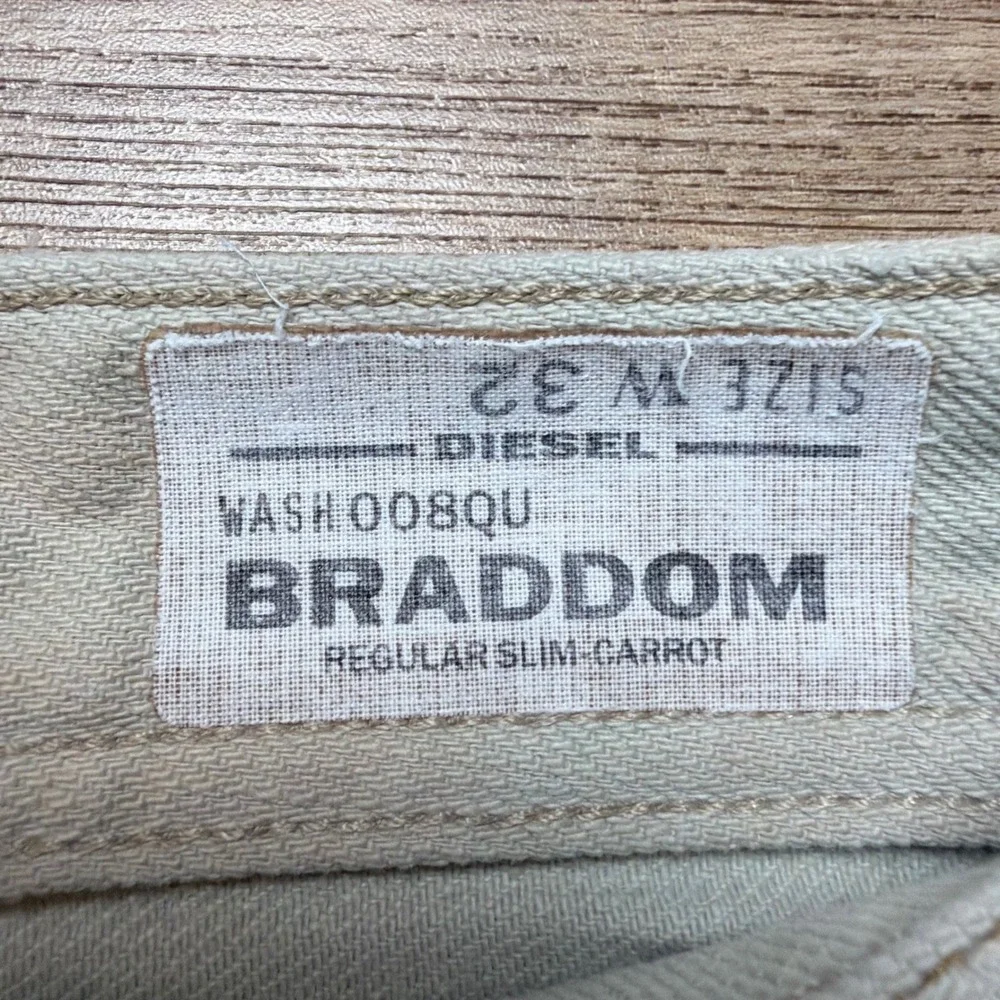 Diesel | Jeans | Diesel Braddom Jeans Mens 32x32 Light Sand Regular ...